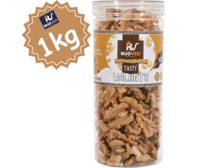 Rudved Kashmiri Walnuts Akhrot Giri Without Shell (1 x 1kg)